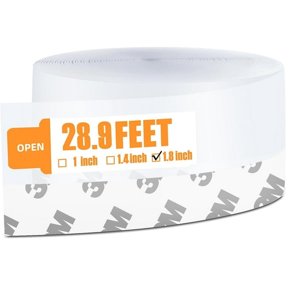 28.9 Ft Weather Stripping Door Seal Strip Tape, Door Draft Stopper,Self ...