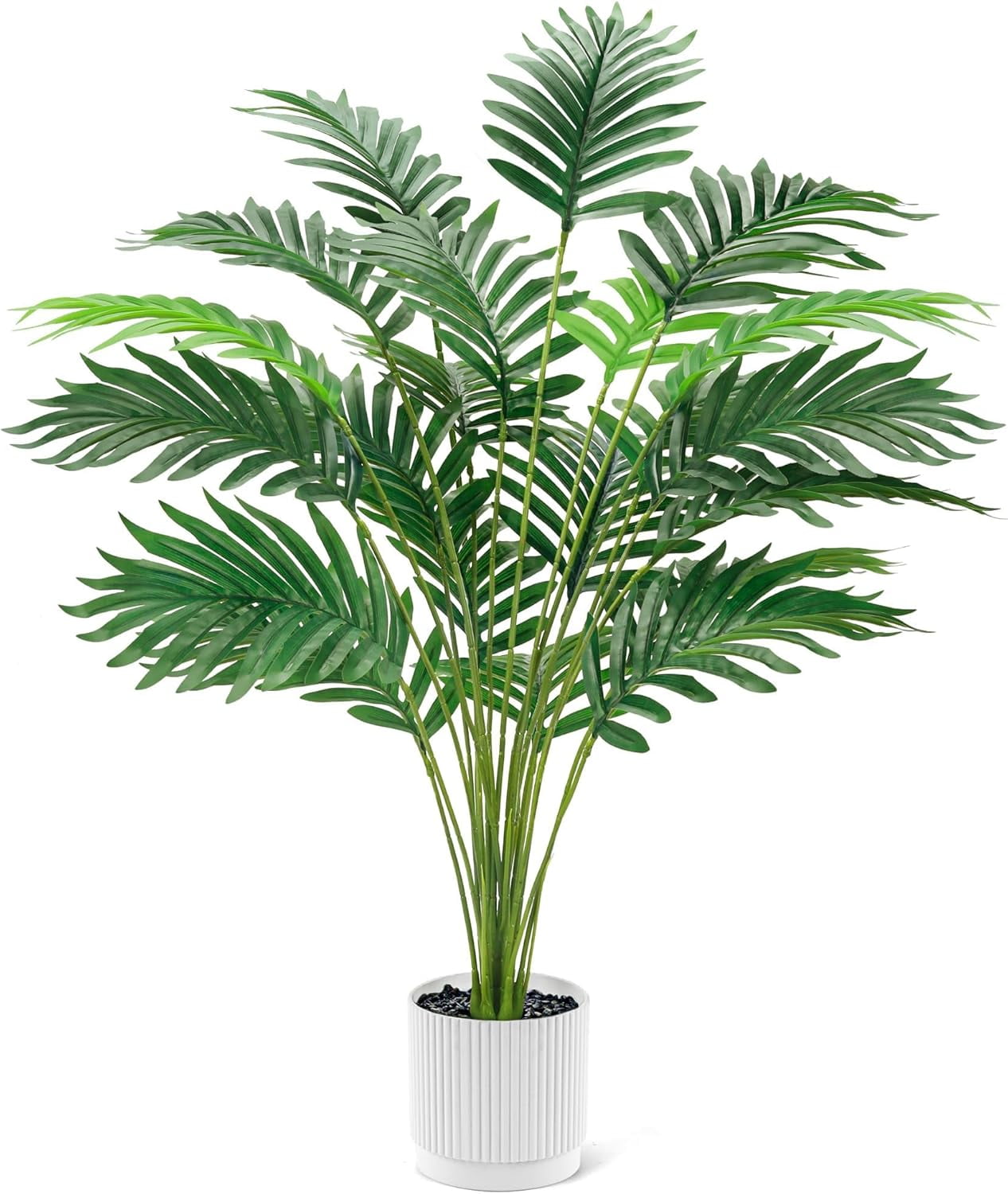 28'' Artificial Palm Tree Tall Fake Tropical Faux Trees Indoor and ...