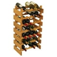 28 Bottle Dakota Wine Rack Light Oak - Walmart.com