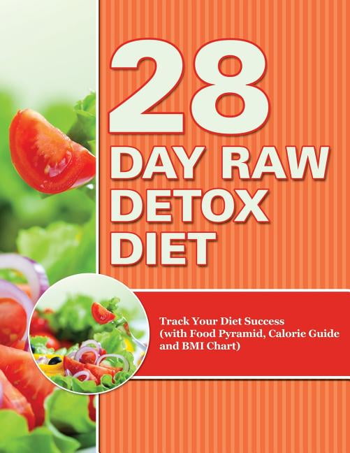 28 Day Raw Detox Diet: Track Your Diet Success (with Food Pyramid ...