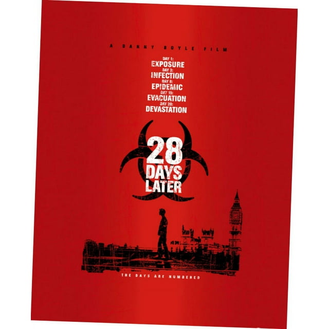 28 Days Later Movie Poster 24In x36In Art Poster 24x36 Multi-Color ...