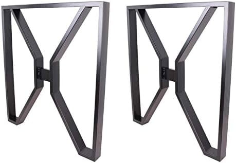 28" Dining Table Legs, X-Shaped Steel Table Legs, Office Table Legs ...
