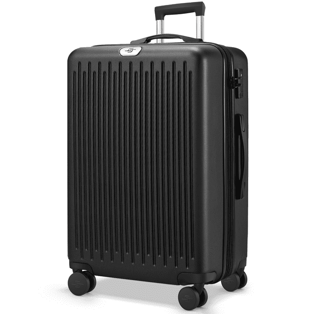 "Suitour Lightweight Black 28"" Expandable Checked Luggage Suitcase ...
