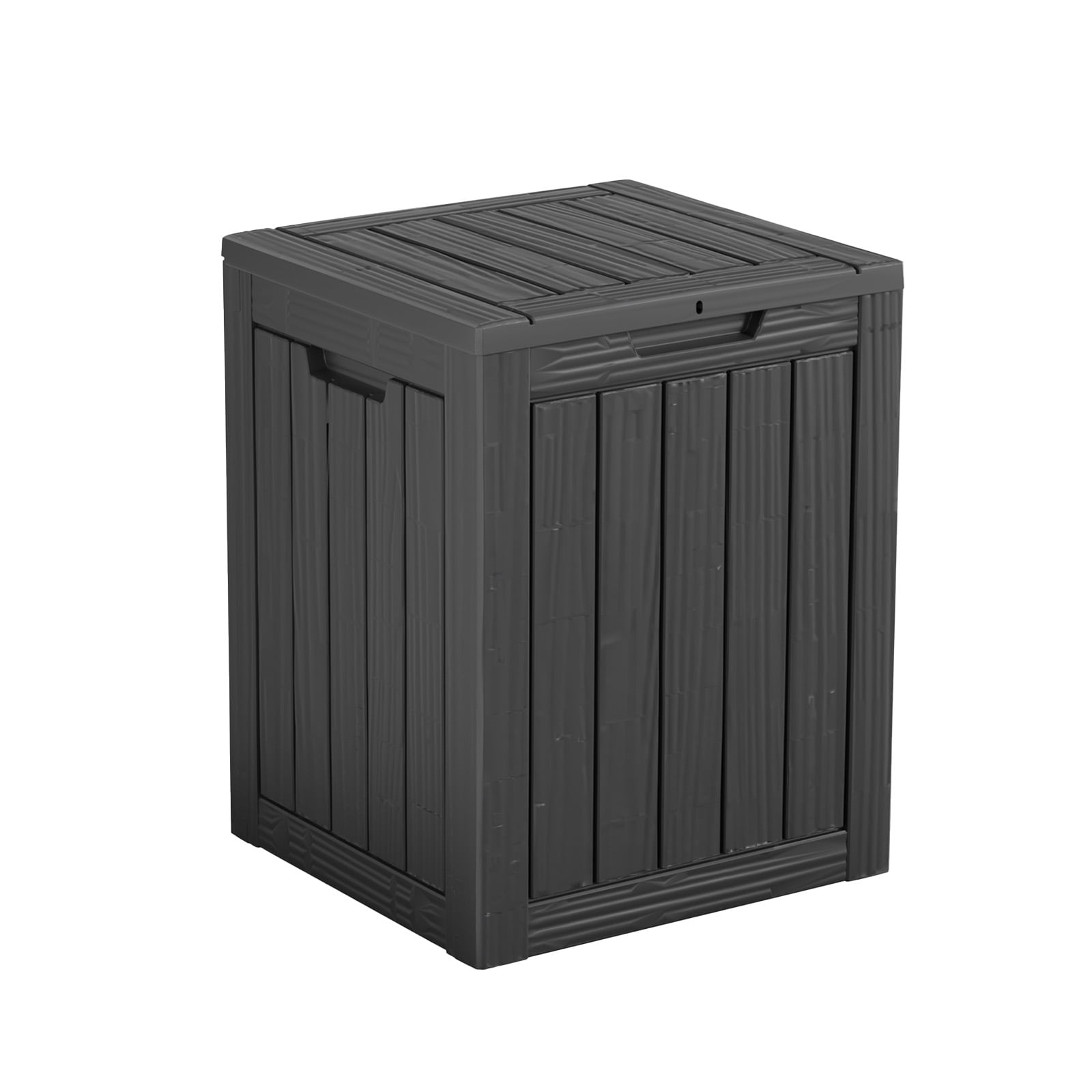 28 Gallon Deck Boxes Outdoor Waterproof, Small Outdoor Storage Box with ...