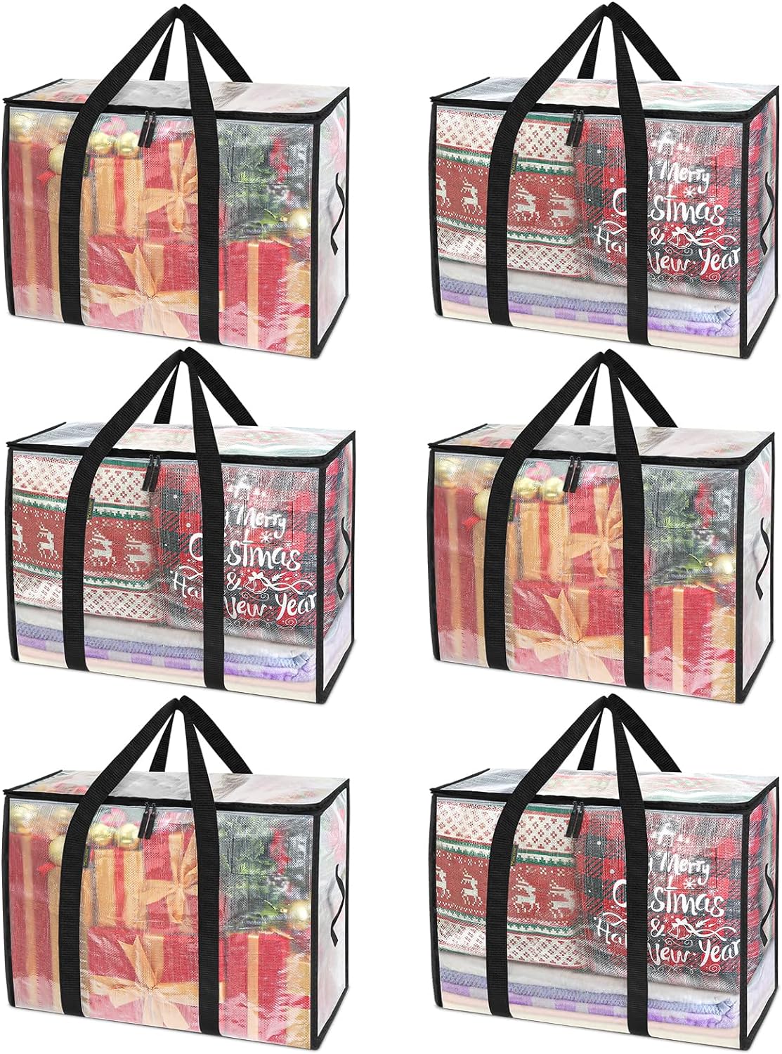 28 Gallon Moving Totes with Reinforced Handles | Heavy-Duty UnderBed ...