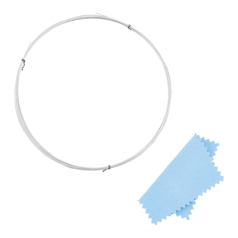 28 Gauge 2m Half Hard 925 Sterling Silver Wire Round Metal Wire ...