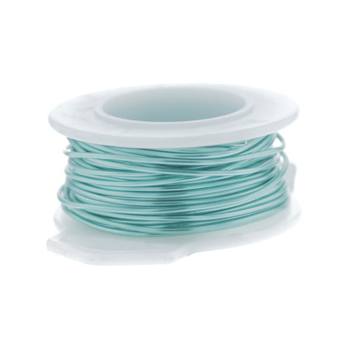 28 Gauge Round Silver Plated Sea Foam Copper Craft Wire - 120 ft ...