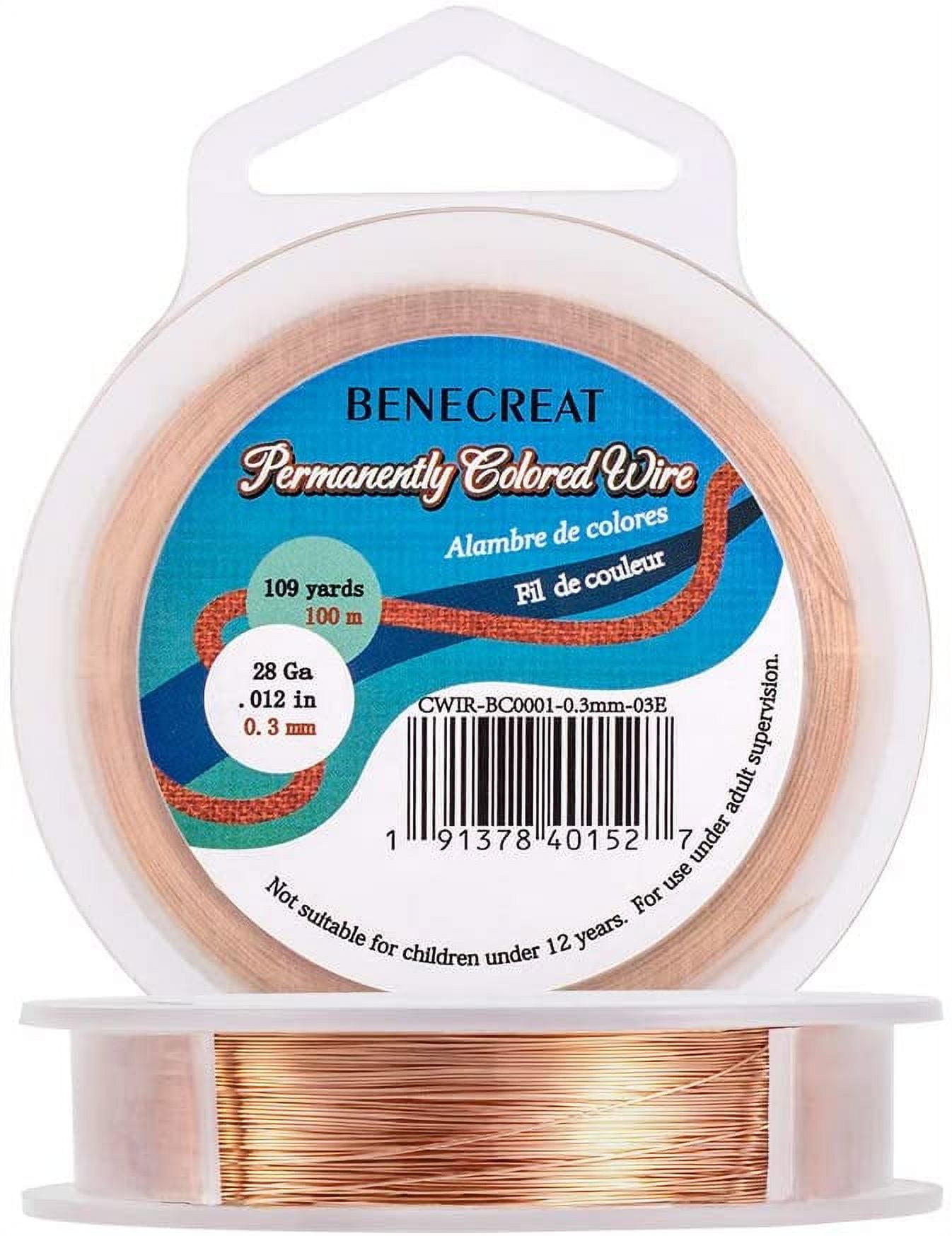 28-Gauge Tarnish Resistant Wire PeachPuff Copper Wire for Jewelry Craft ...