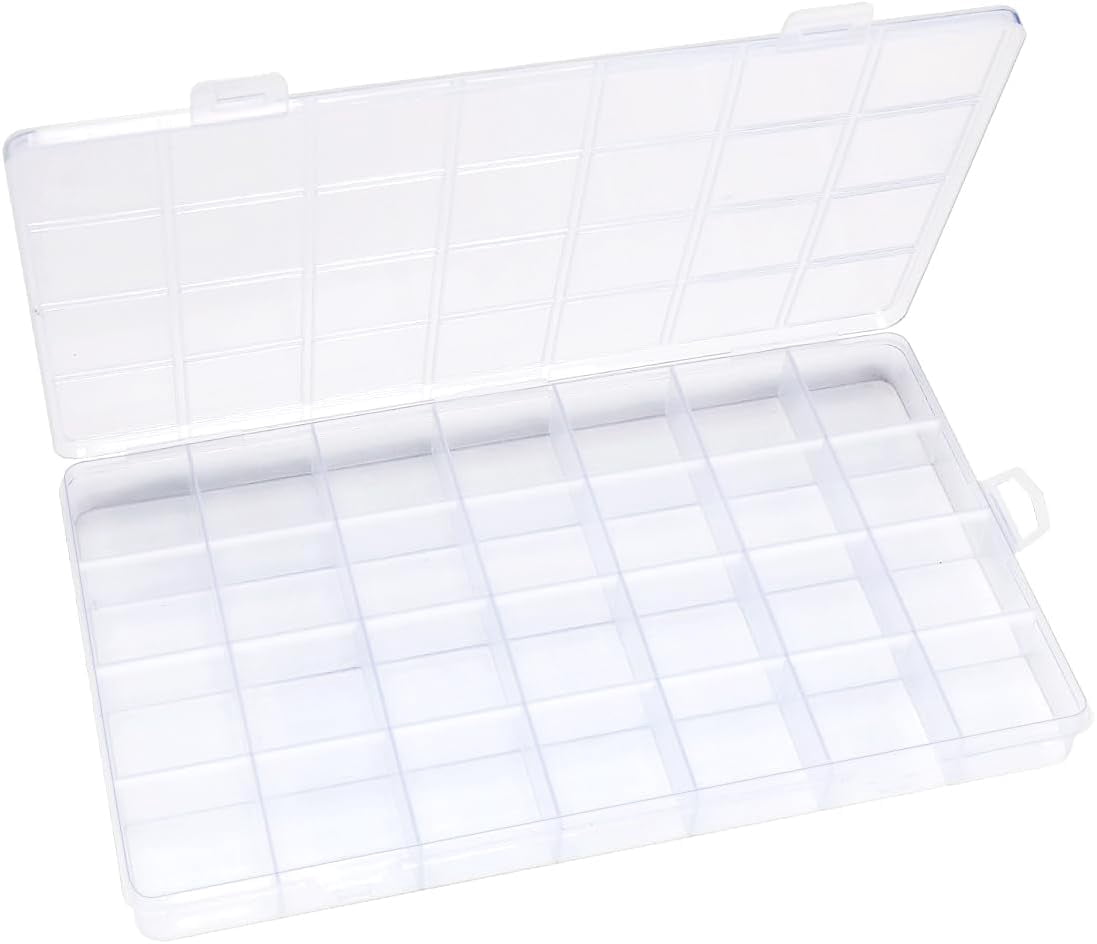 28 Grids Bead Organizer, Craft Organizers and Storage, Acrylic ...