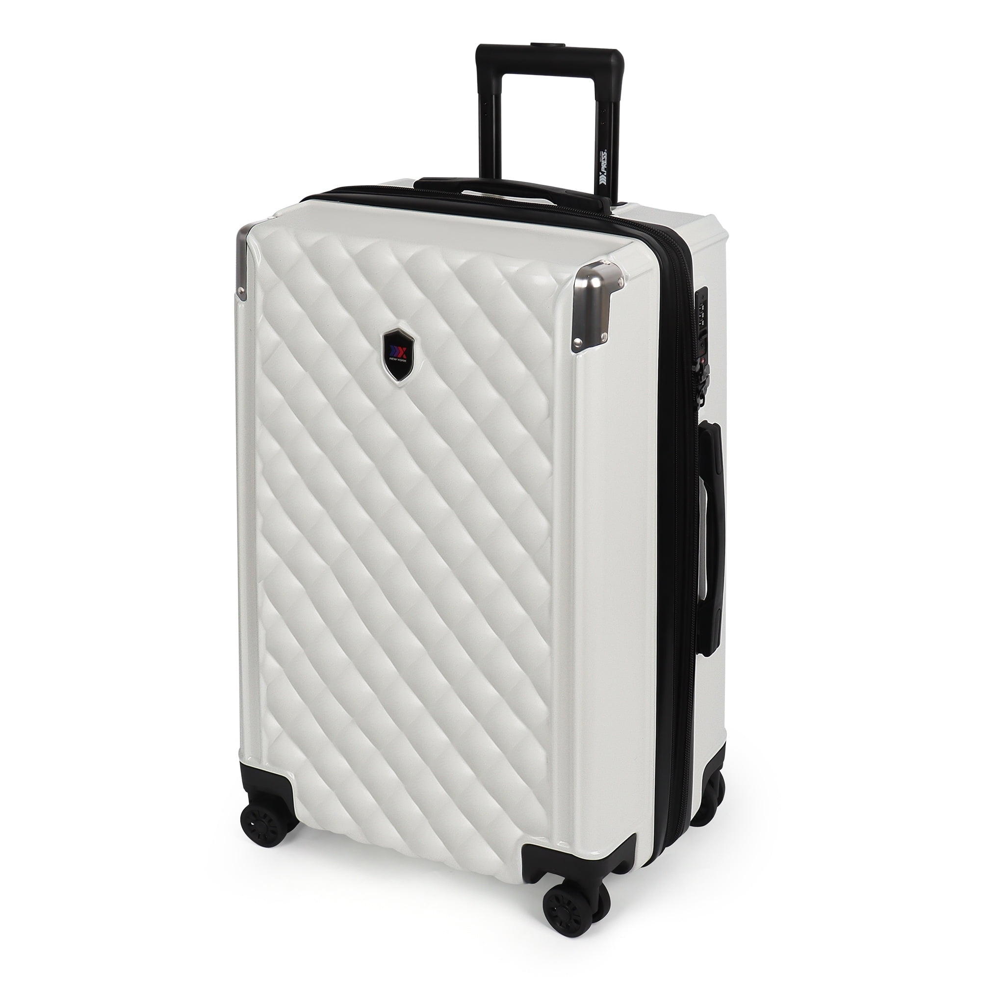 28" Hardside Large Checked Luggage Lightweight ABS Hardshell Expandable ...