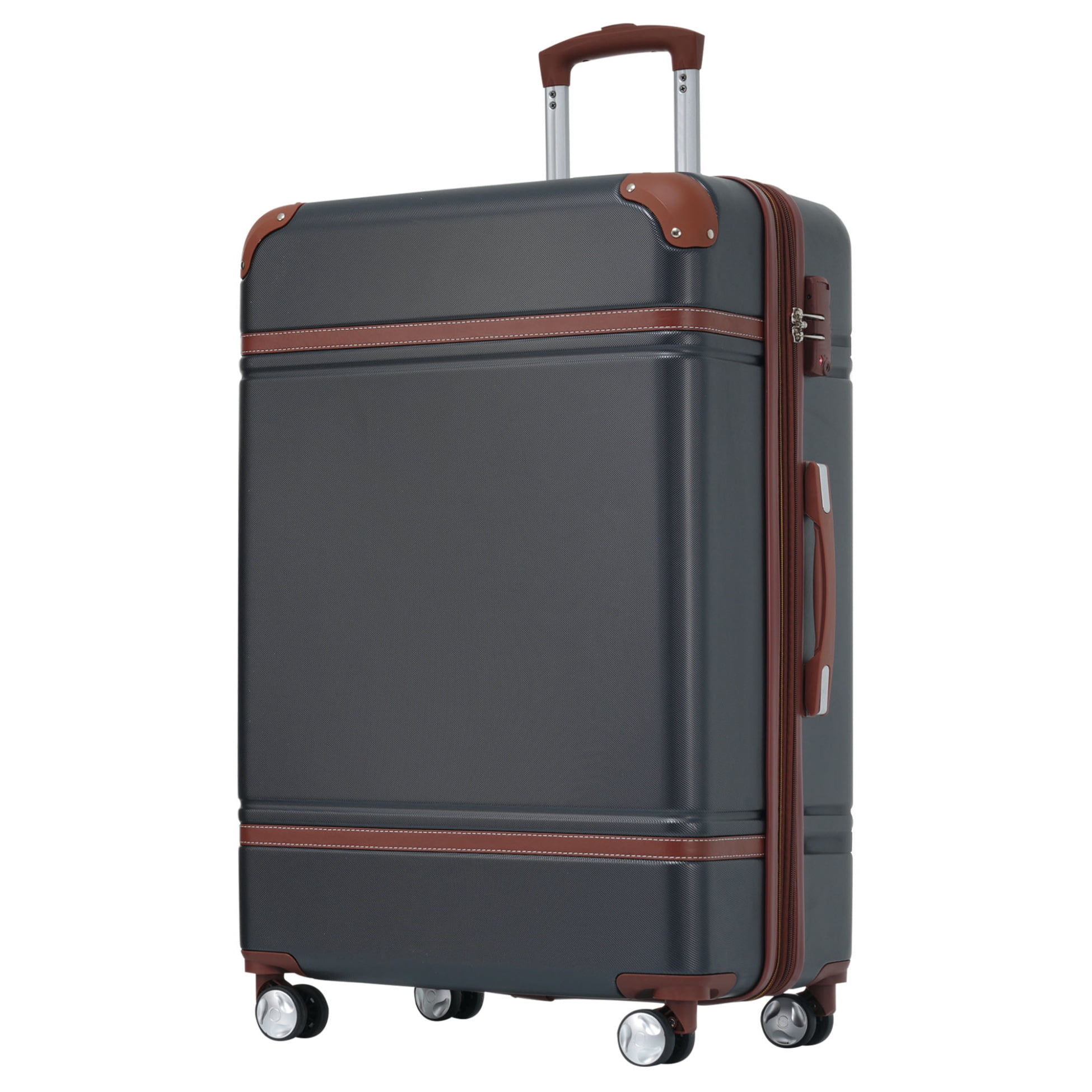 28 In Luggage with TSA Lock, Lightweight Suitcase with Spinner Wheels ...