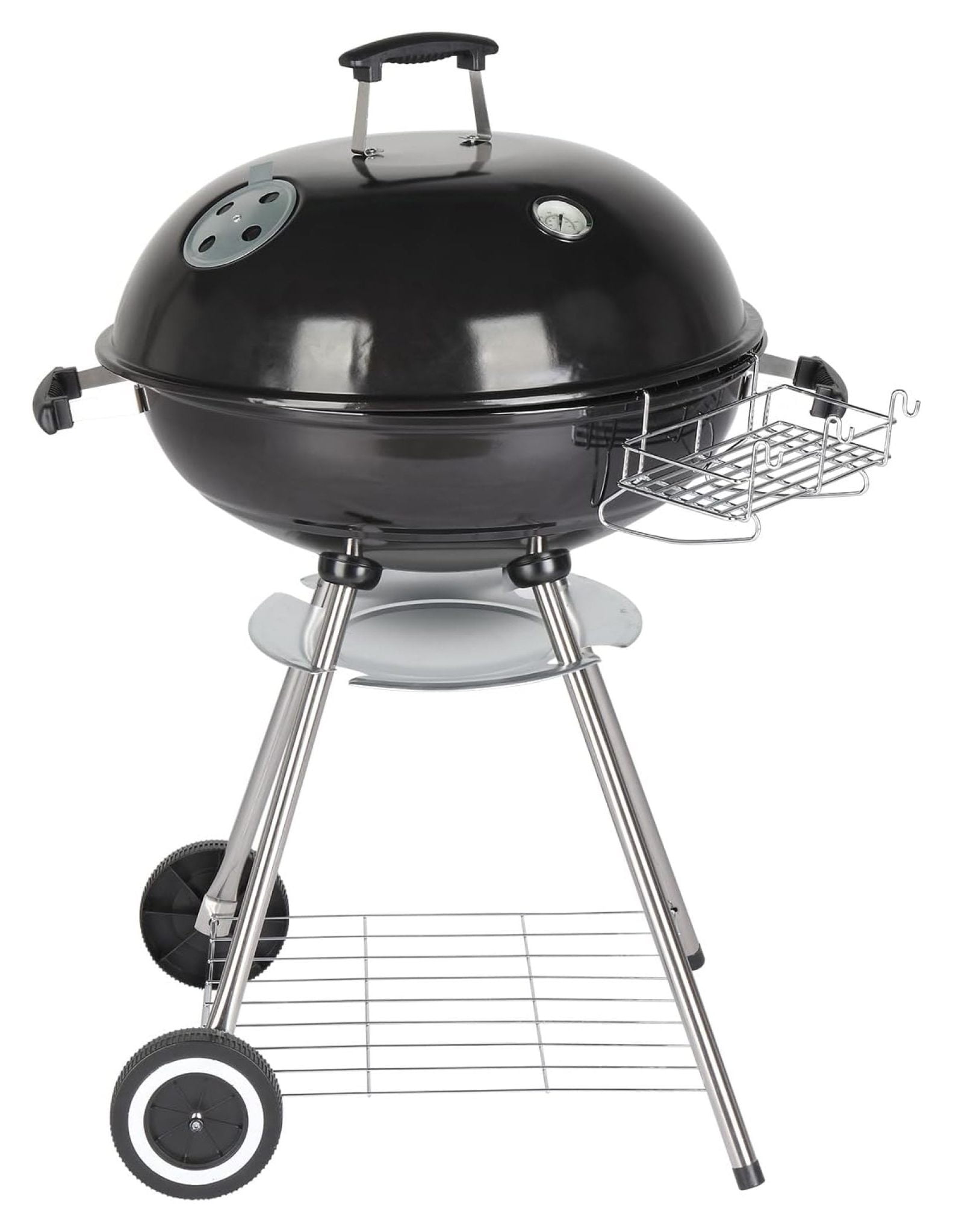28 Inch Charcoal Grills with Wheels, Kettle Grill for Outdoor Cooking ...