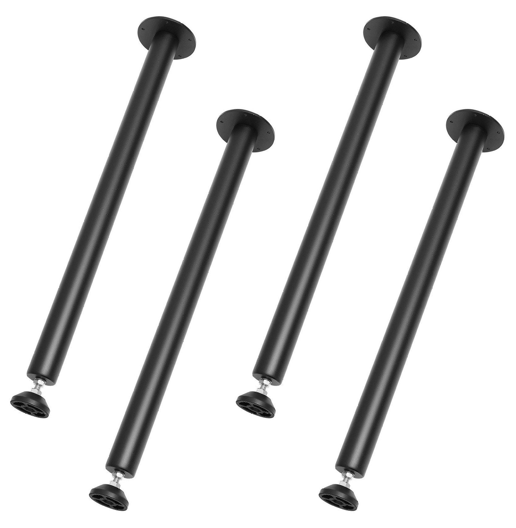 28 Inch Desk Legs, Adjustable Steel Table Legs Set of 4, 1200lbs ...