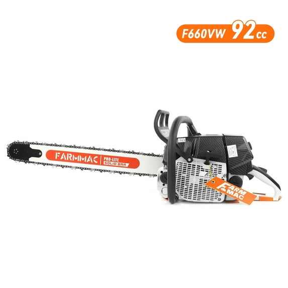 28 Inch Gas Chainsaw 92cc Chainsaw 2-Cycle Gasoline Power Chain Saws 5 ...