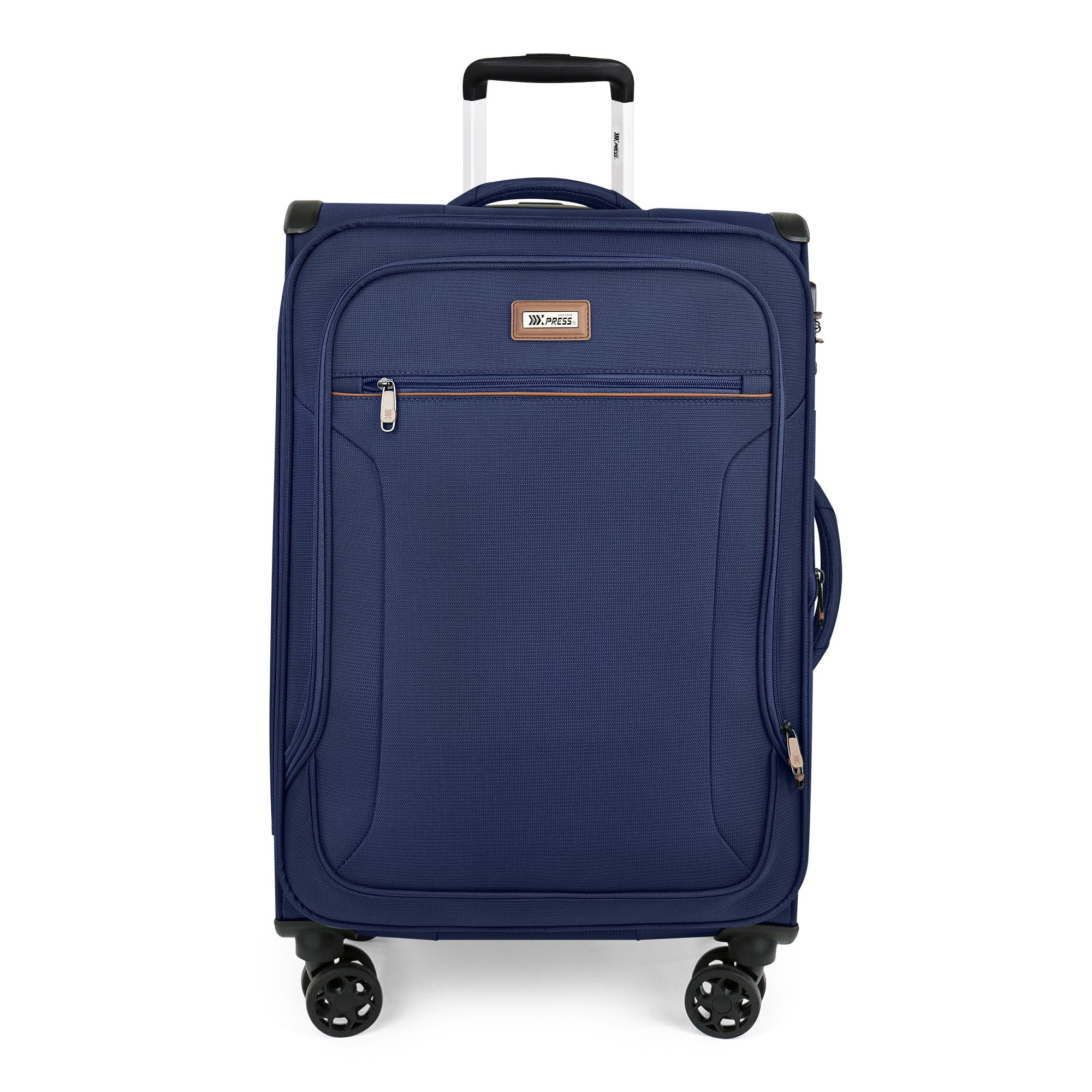 28 Inch Large Softside Checked Luggage,Expandable Soft Shell Suitcase ...