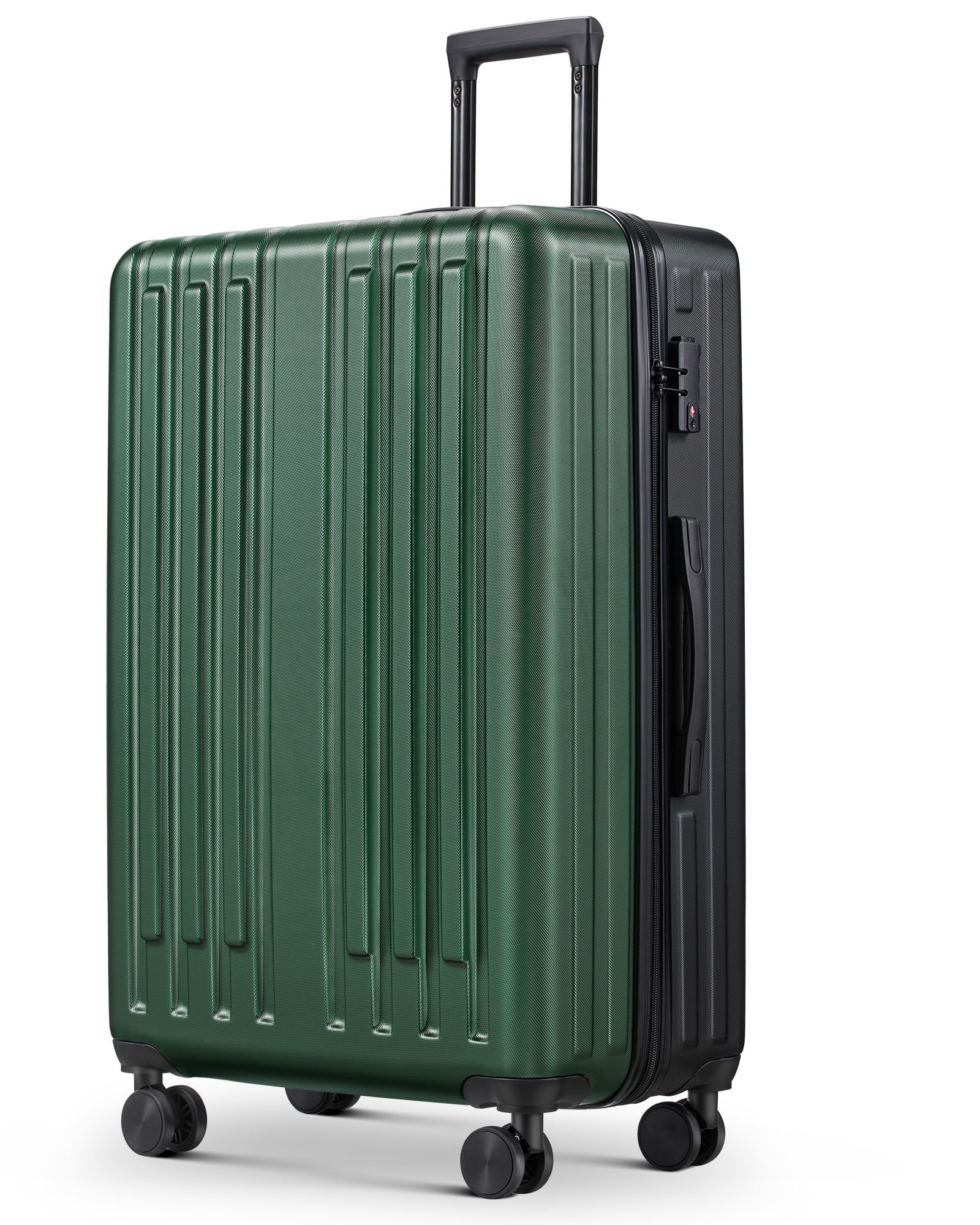 28-Inch Lightweight Hardshell Checked Suitcase with TSA Lock and ...