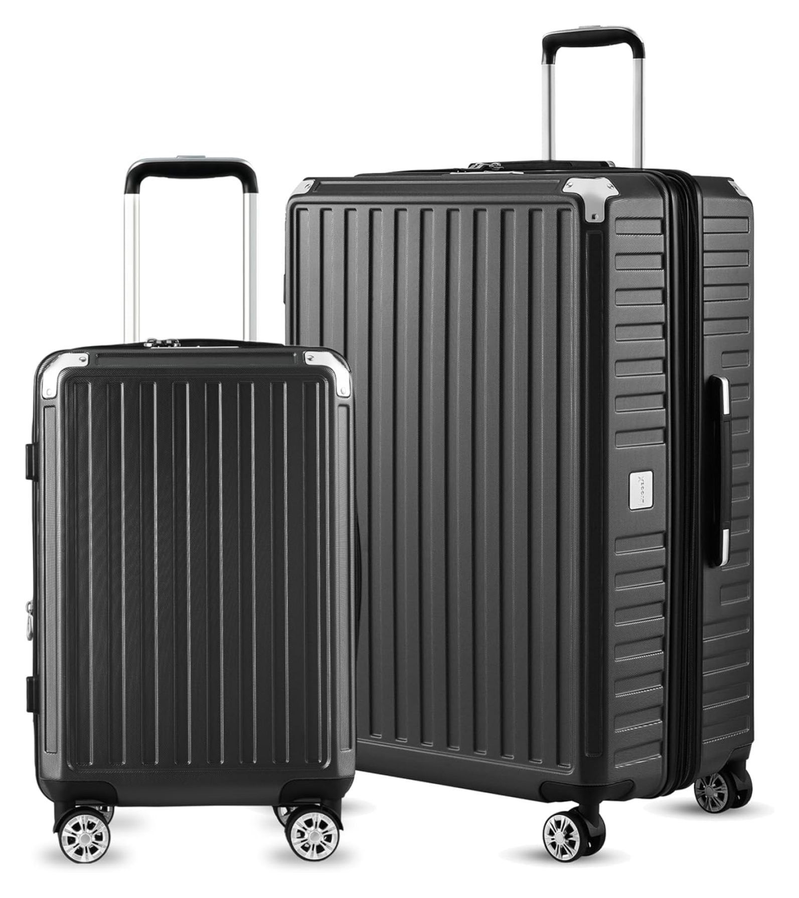 28 Inch Luggage with Spinner Wheels, PC Expandable Hard Shell Suitcases ...