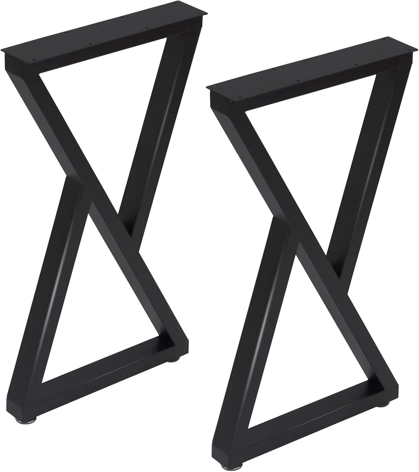 28 Inch Metal Desk Table Legs, Heavy Duty Industrial Style Dinning ...