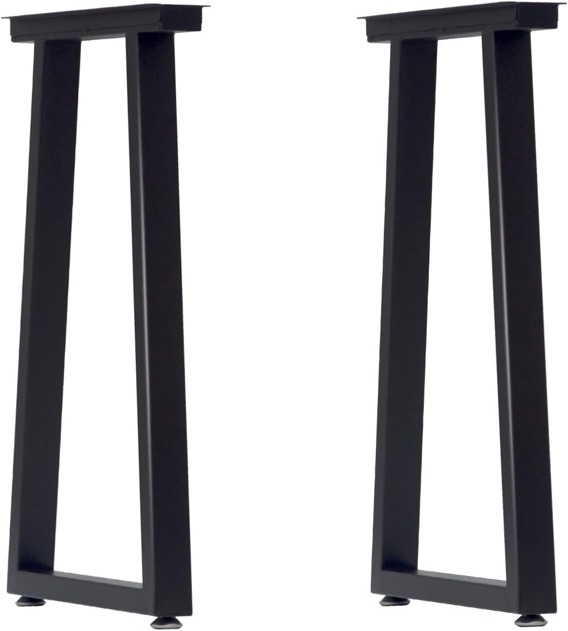 28 Inch Metal Table Desk Legs, Heavy Duty Industrial Style Dinning ...