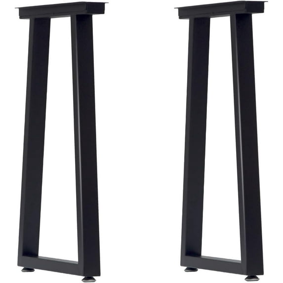 28 Inch Metal Table Desk Legs, Heavy Duty Industrial Style Dinning ...