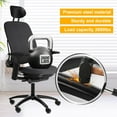 28 Inch Office Gaming Chair Metal Base Replacement Part with 5 Wheels ...