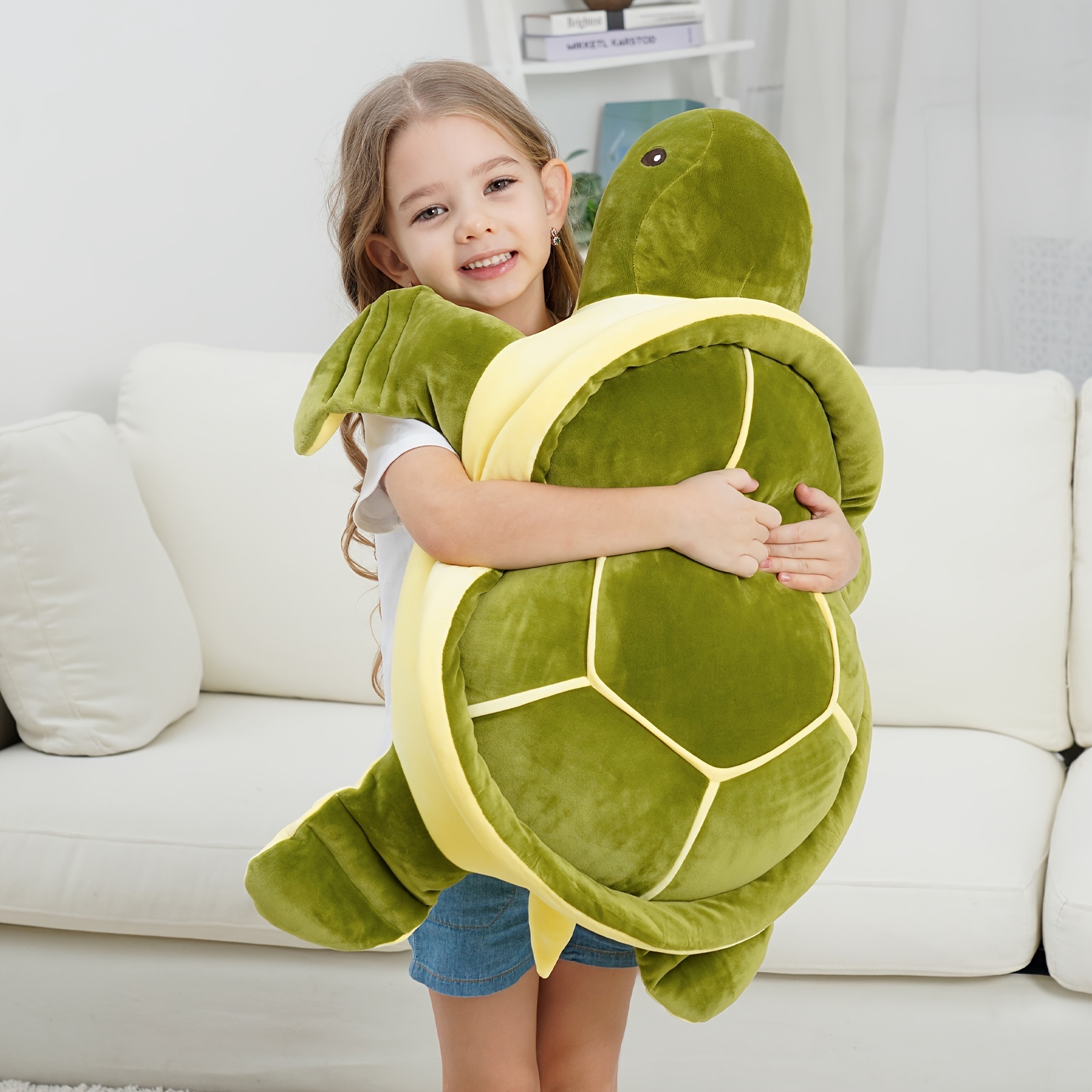 28 Inch Soft Plush Ocean Sea Turtles Stuffed Animals, Jumbo Plush Huge ...