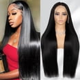 28 Inch Straight Lace Front Wigs Human Hair Hd Transparent Lace Front ...