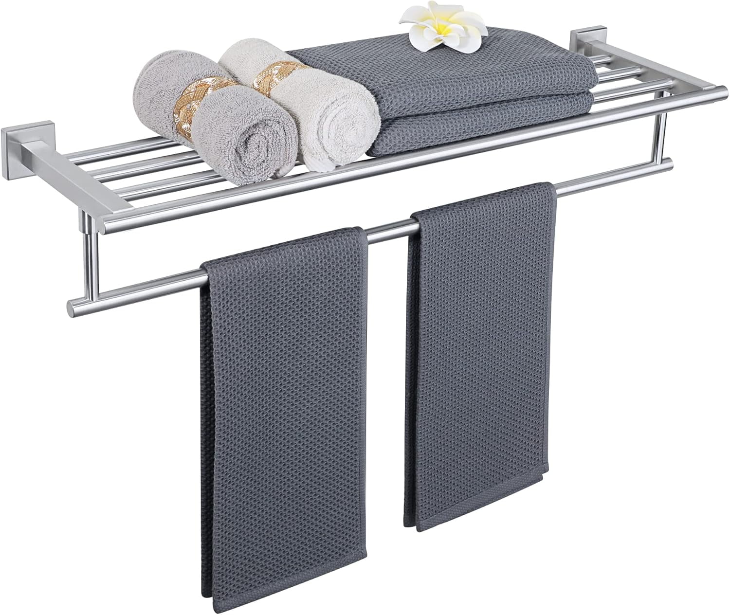 28 Inch Towel Racks for Bathroom, Wall Mounted Towel Rack with Tower ...