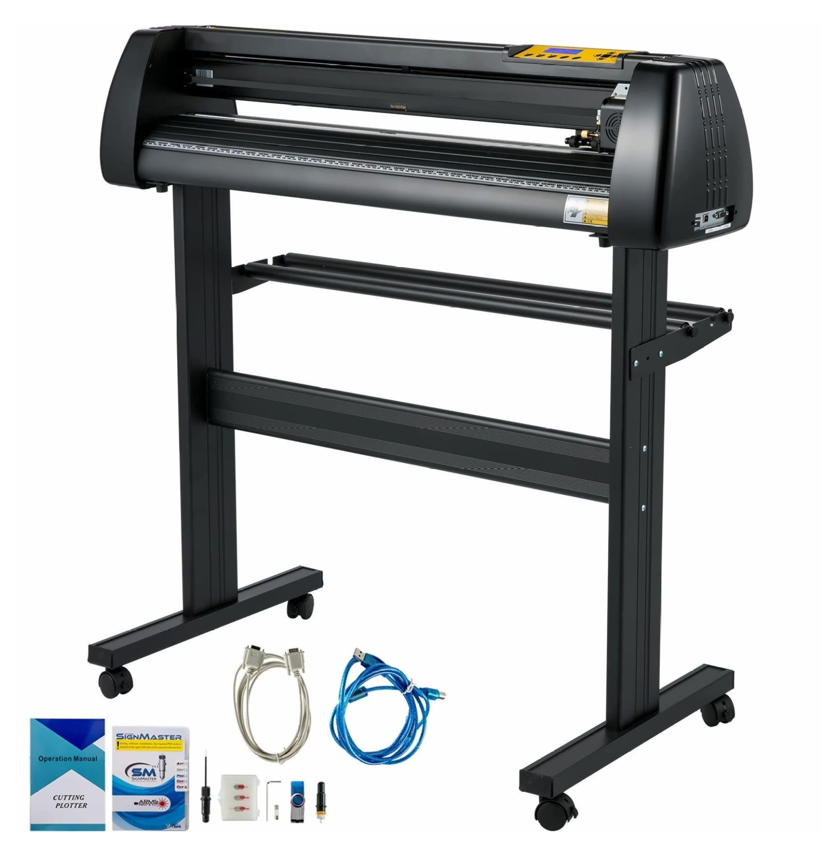 28 Inch Vinyl Cutter Machine, Paper Feed Plotter Bundle w/SignMaster ...