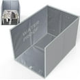 28"L × 20"W × 17"H Foldable Cat Litter Box Enclosure, All-in-One Litter ...