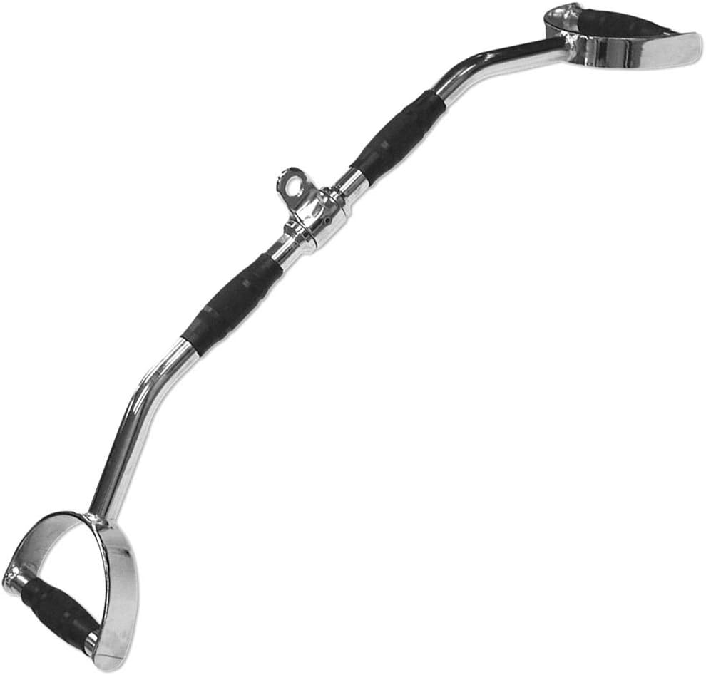 28" LAT Bar Home Gym Pro Revolving Cable Attachment Handle Machine ...