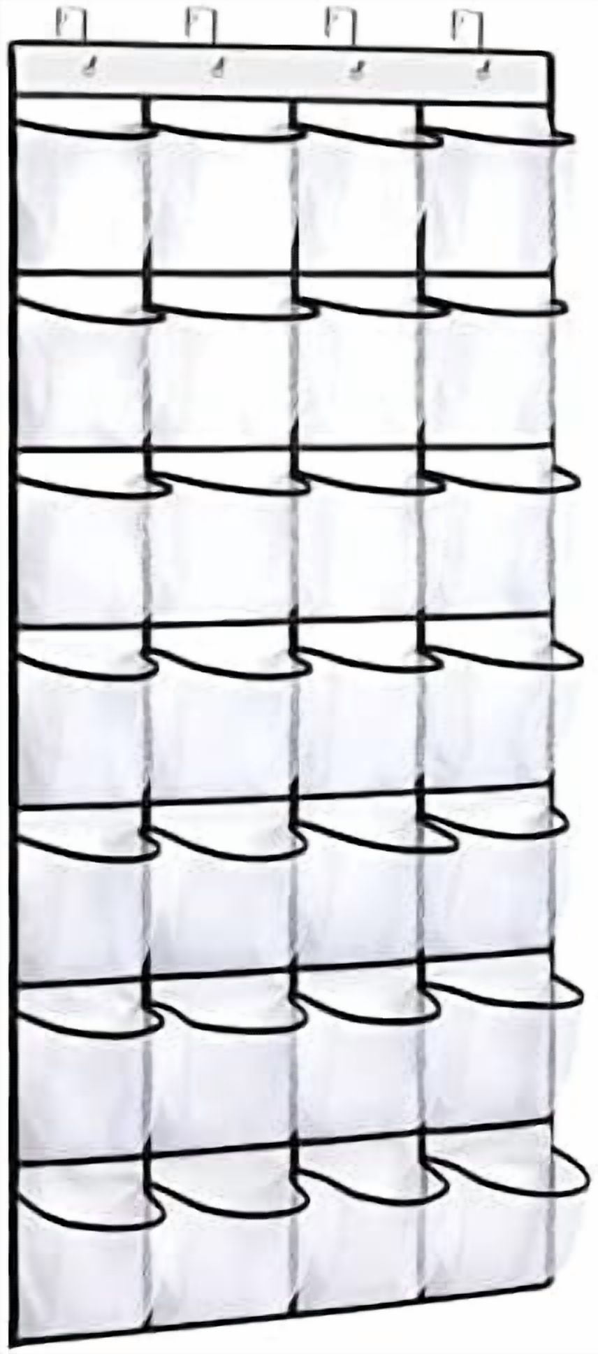 28 Large Pocket Over the Door Shoe Organzier, Hanging Shoe Rack for ...