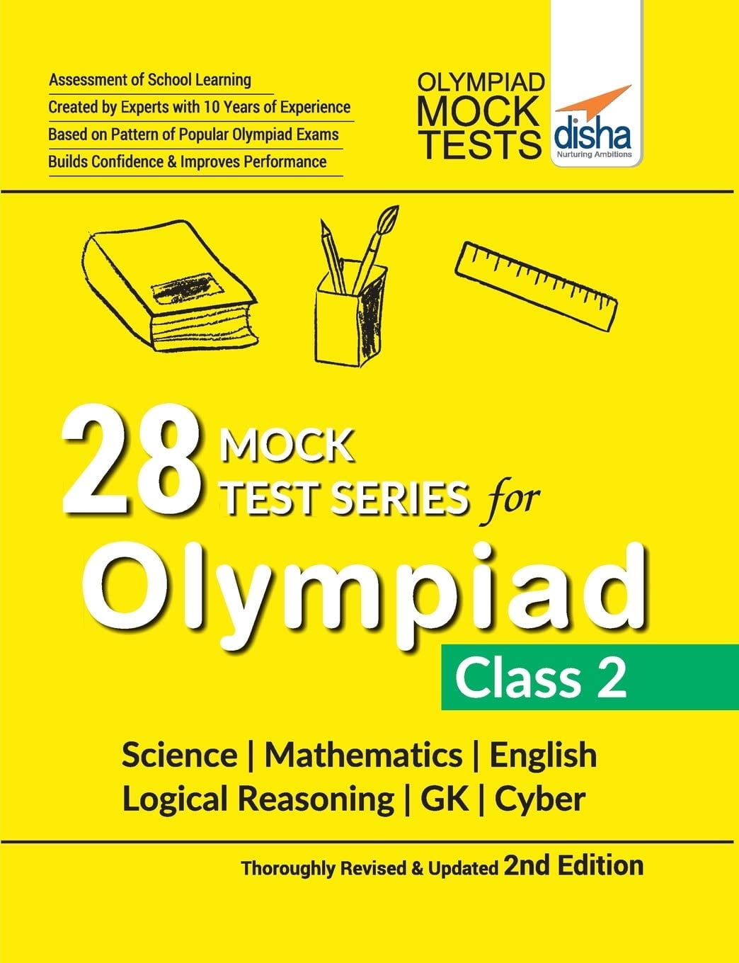 28 Mock Test Series for Olympiads Class 2 Science, Mathematics, English ...