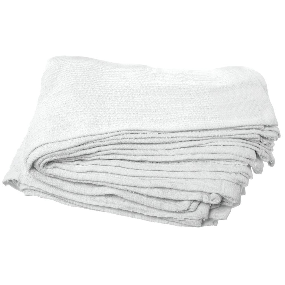 28 Oz White 100% Cotton Bar Mop Towel - 16"L x 19"W - Walmart.com