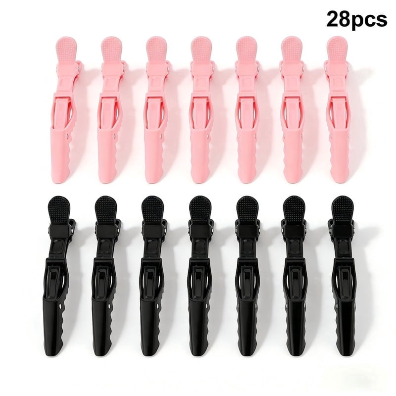 28 Pack Alligator Hair Clips for Styling & Sectioning, Professional ...