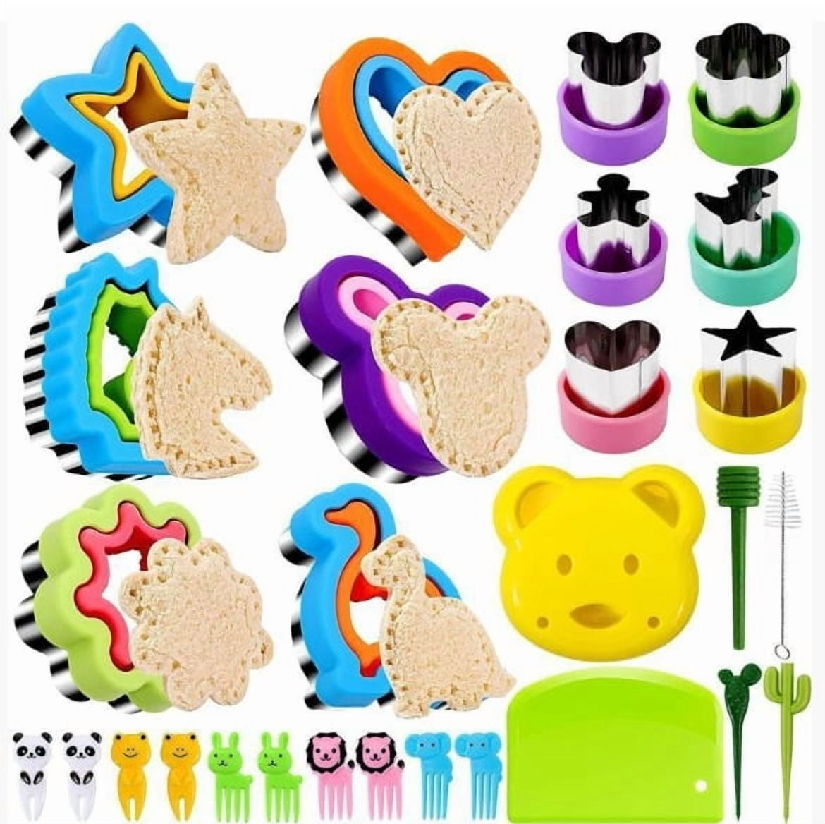 28 Pack Sandwich Cutters Cookie Cutters Sandwich Maker Bread Maker ...