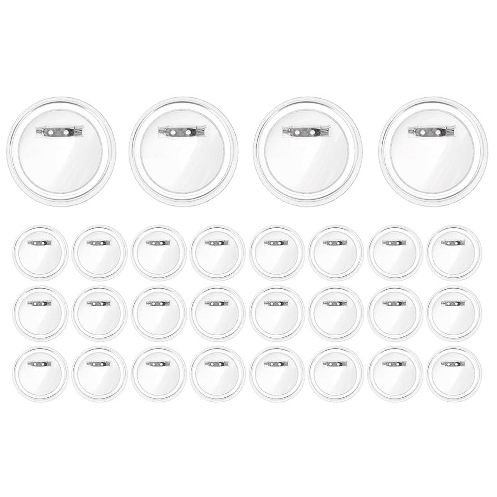 28 Pcs Po Buttons 3 Inch Clear Button Pins Bulk for Picture, Custom ...
