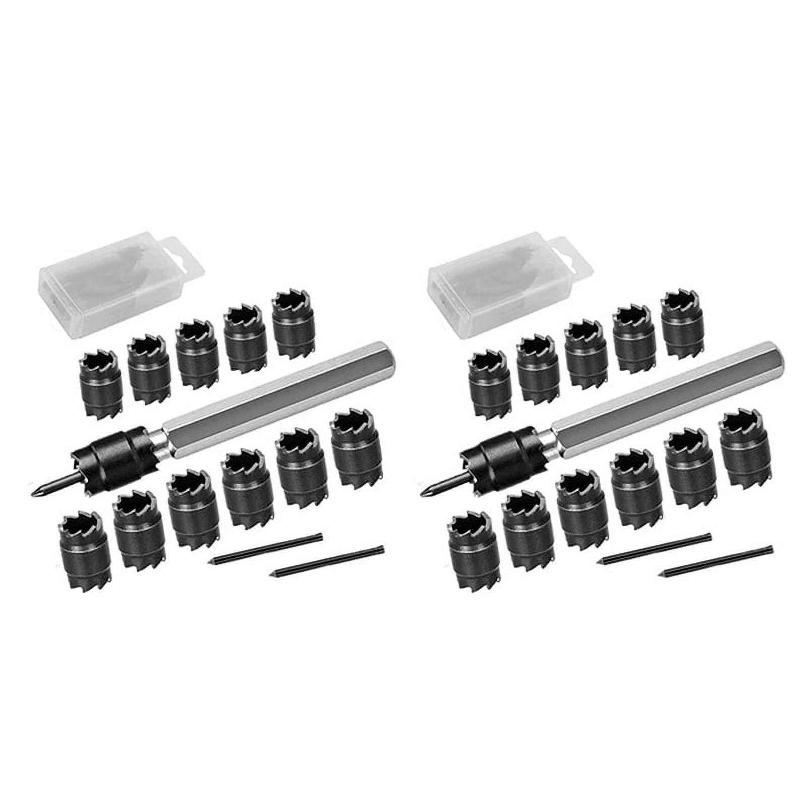 28-Piece Double-Sided 3/8Inch HSS Spot Welding Cutter Set for Electric ...