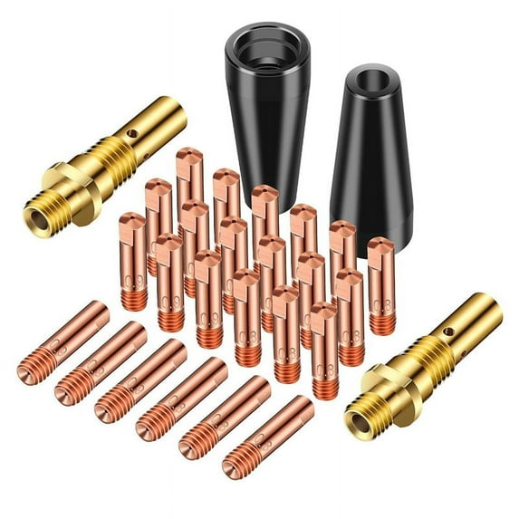 28-Piece Flux Core Airless Nozzle Kit, 0.03inch and 0.035inch Tips,for ...