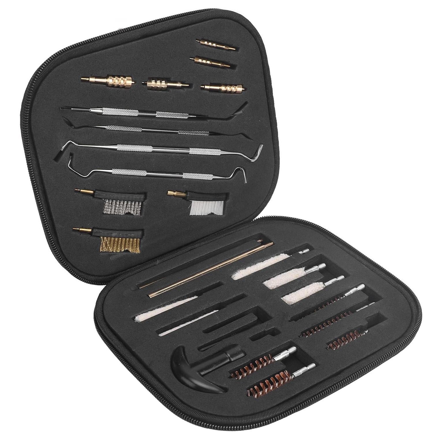 28 Piece Gun Cleaning Kit, Universal Handgun Clean Kit with Storage ...