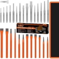 28-Piece Heavy Duty Punch and Chisel Set, Including Taper, Cold Chisels ...