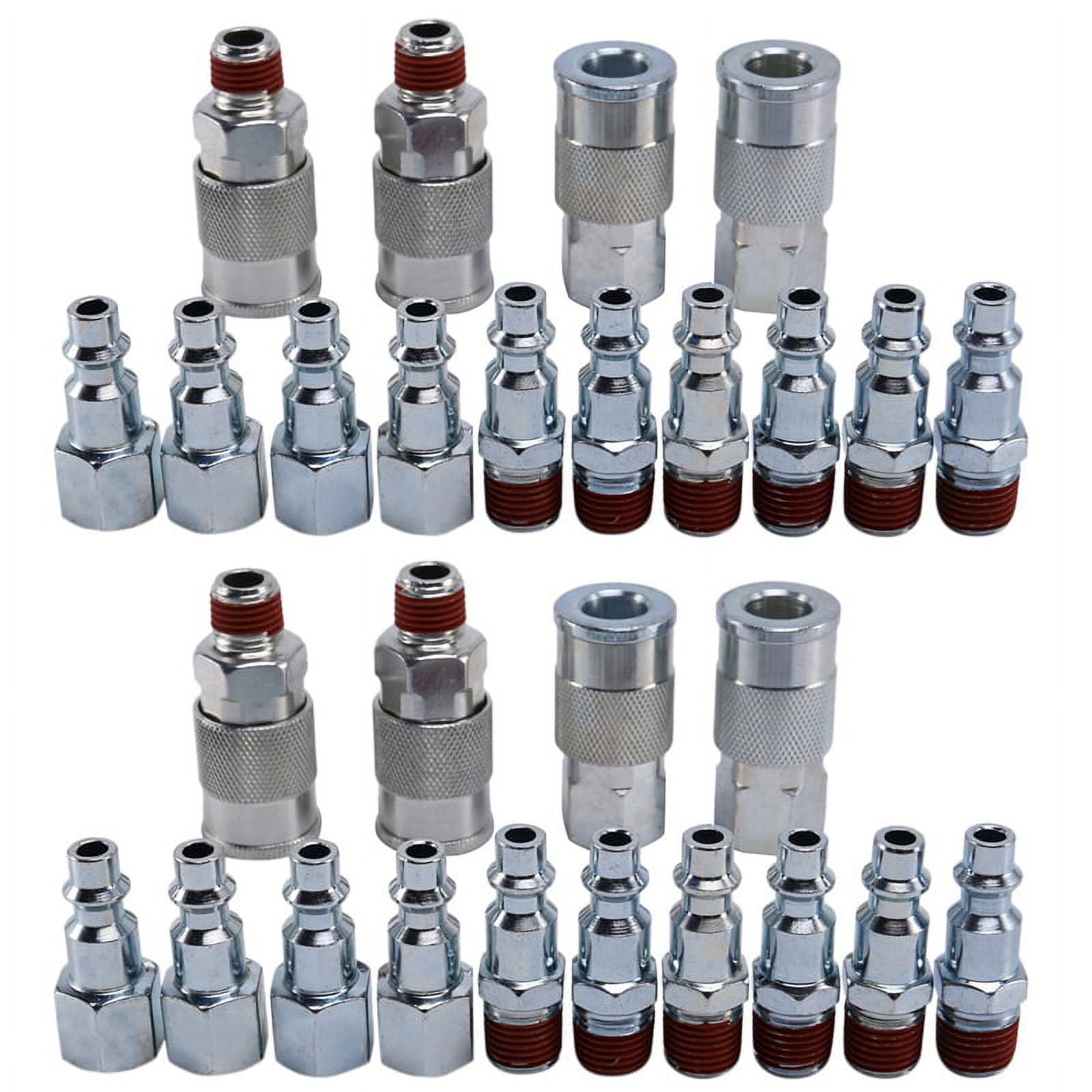 28 Pieces 1/4 Inch Npt Quick Connect Air Coupler and Plug Kit for Air ...