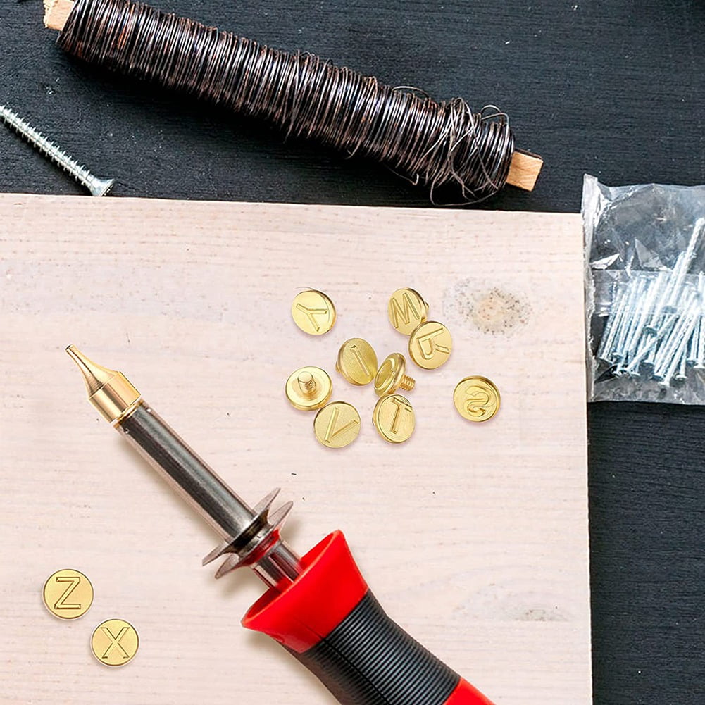 28 Pieces of Wooden Burning Tip Letters Wooden Burning Tools ...
