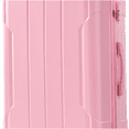 28" Pink Expandable Hardshell Suitcase, Lightweight ABS Checked Luggage ...