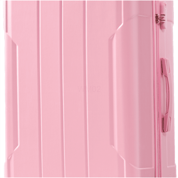 28" Pink Expandable Hardshell Suitcase, Lightweight ABS Checked Luggage ...