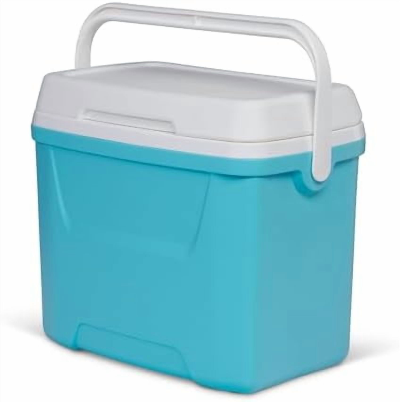 28 Quart Classic Ice Chest Cooler,Hard Chest Box with Handles,Portable ...