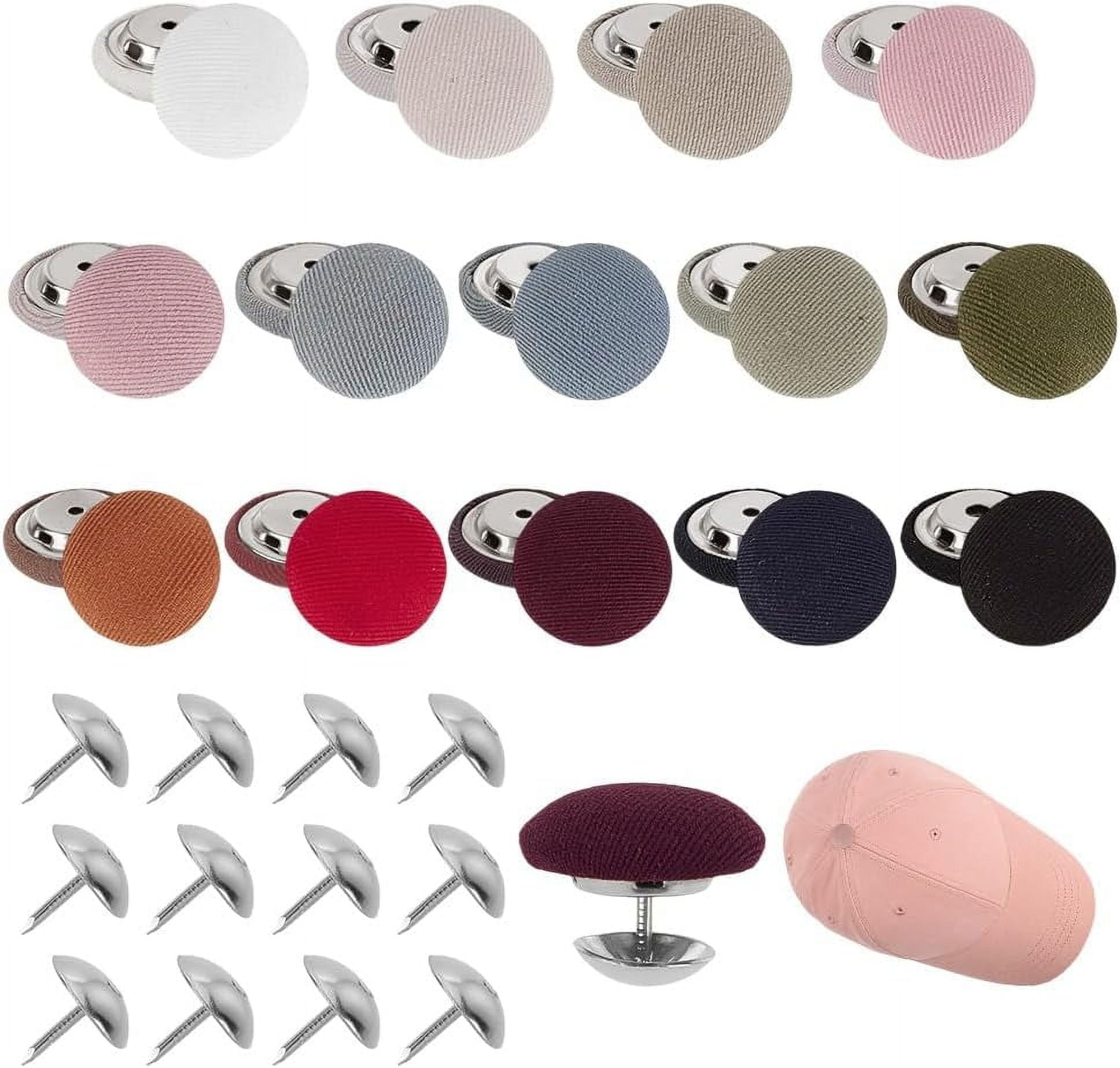28 Sets Baseball Cap Button Top Replacement Hat Buttons 14 Colors 0 ...