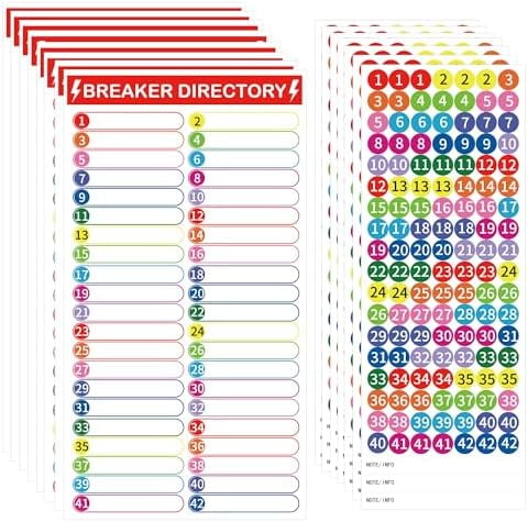 28 Sheet Breaker Panel Labels Circuit Breaker Labels Circuit Breaker ...