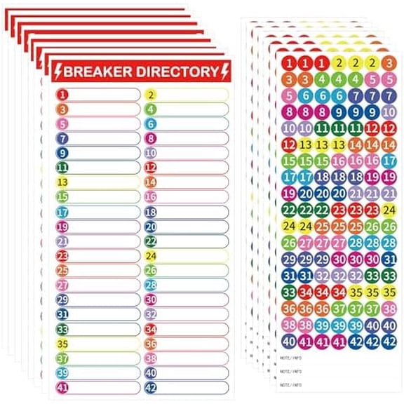 Breaker Panel Labels