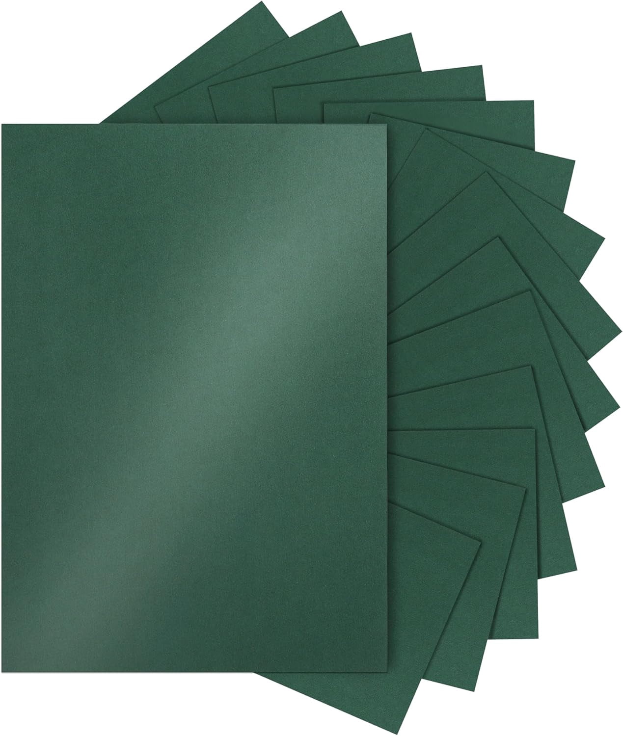 28 Sheets Christmas Green Shimmer Cardstock 8.5 x 11 Craft Paper, 92lb ...